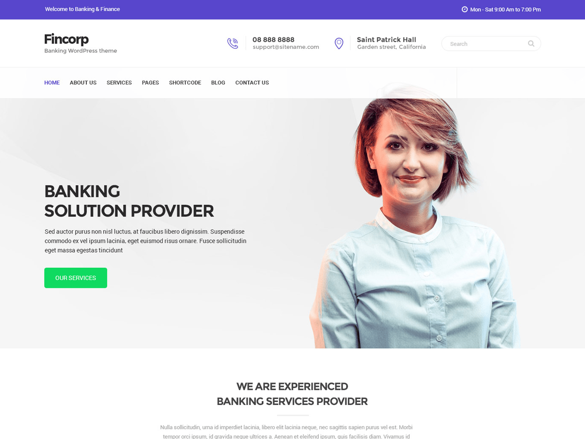Fincorp | WordPress Theme | WordPress.org
