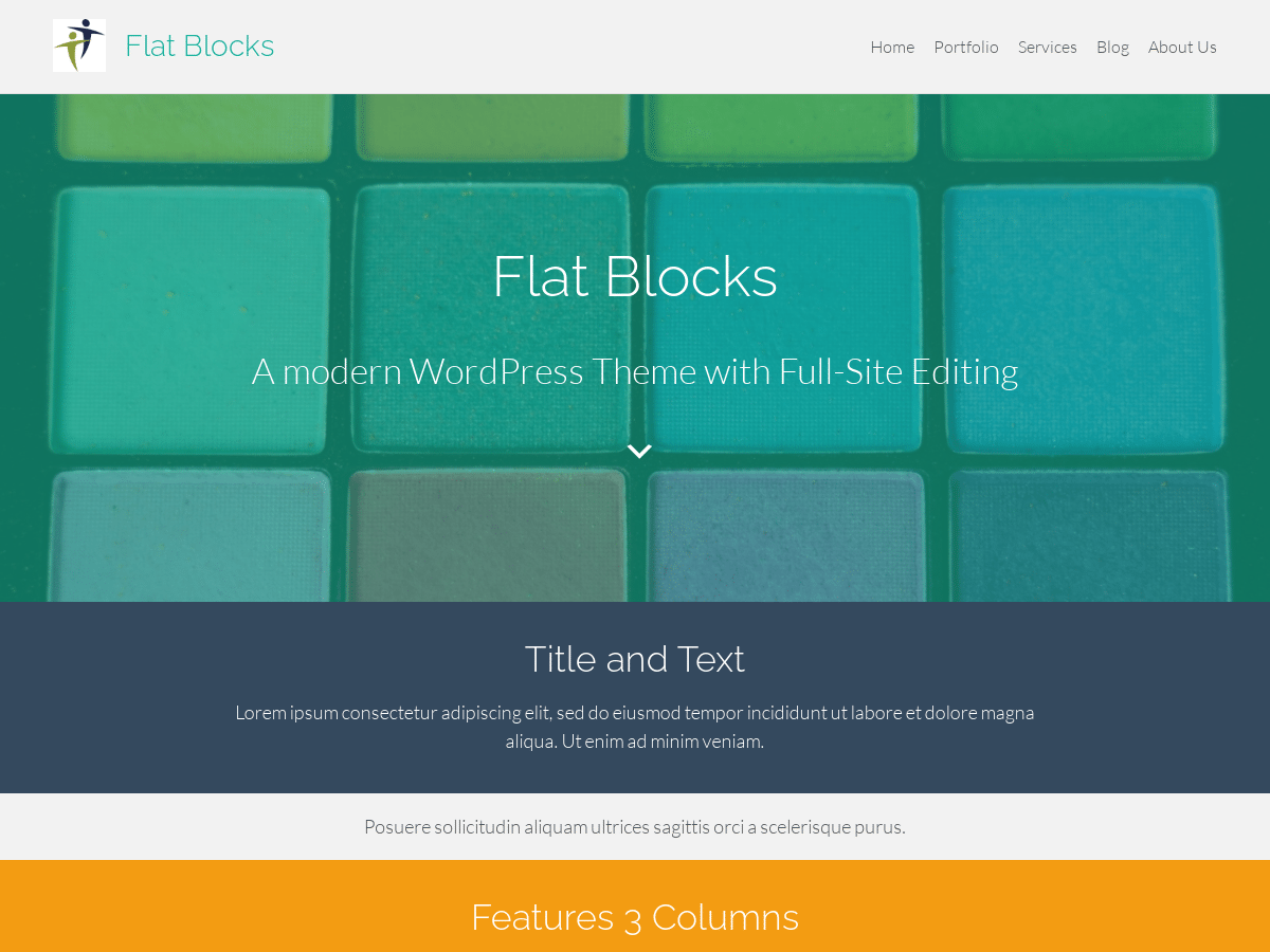 Flat Blocks – wordpress主题 | WordPress.org China 简体中文