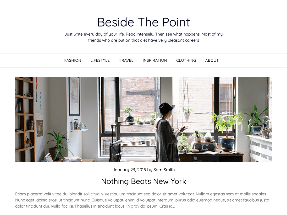 Fluid Basics | WordPress Theme | WordPress.org