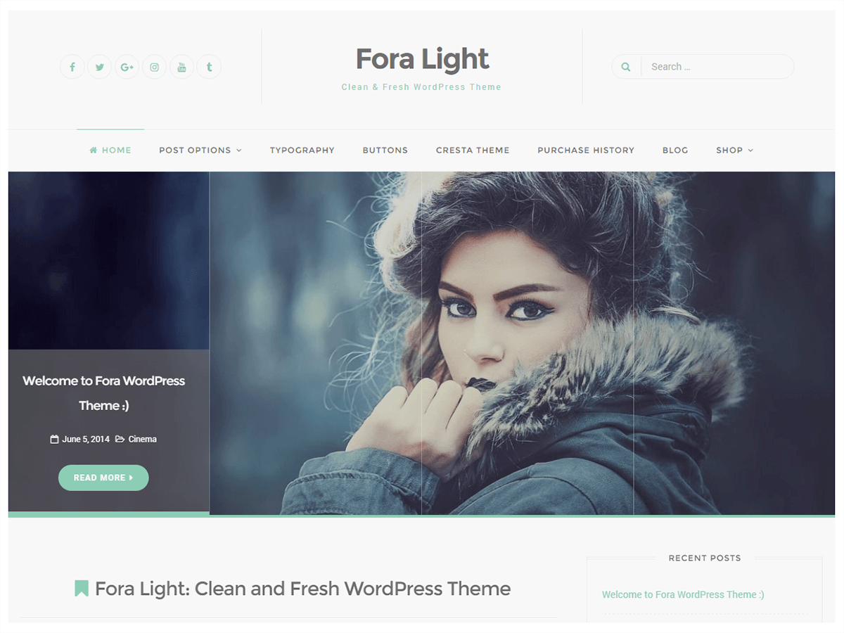 Fora – WordPress theme | WordPress.org