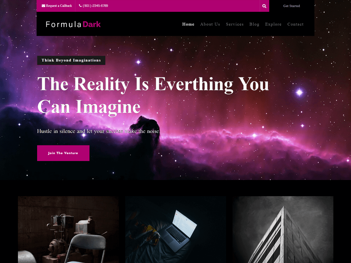 Formula Dark – WordPress theme | WordPress.org