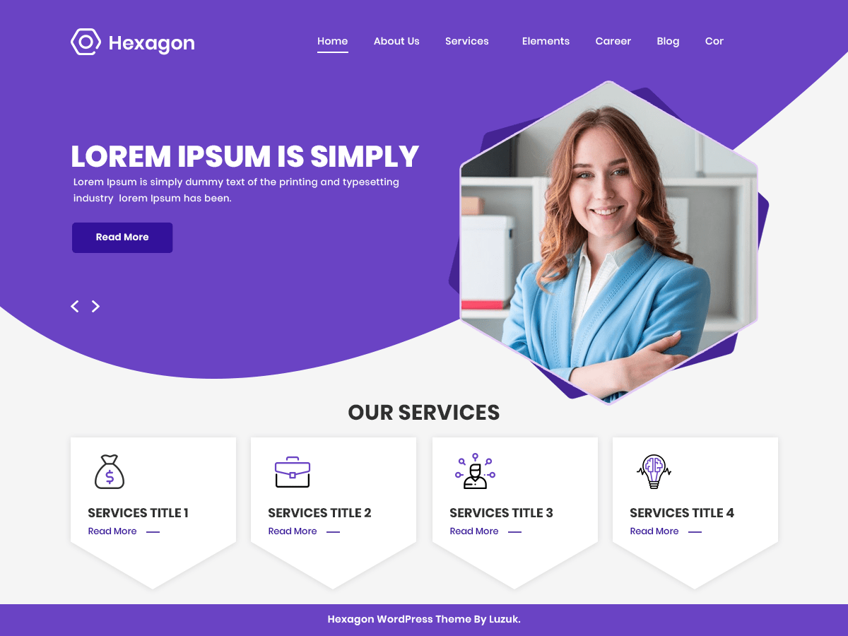 Hexagon – WordPress theme | WordPress.org
