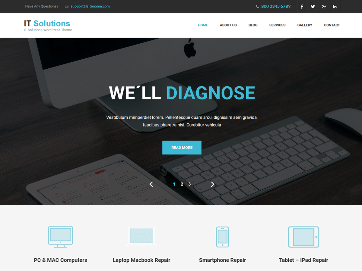 IT Solutions – WordPress theme | WordPress.org