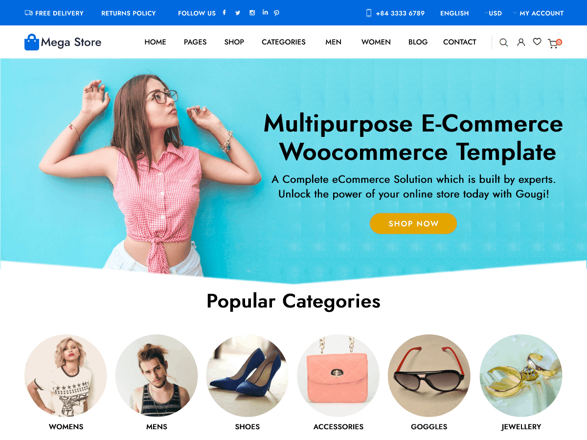 Mega Store Woocommerce — Тема для WordPress | WordPress.org Русский
