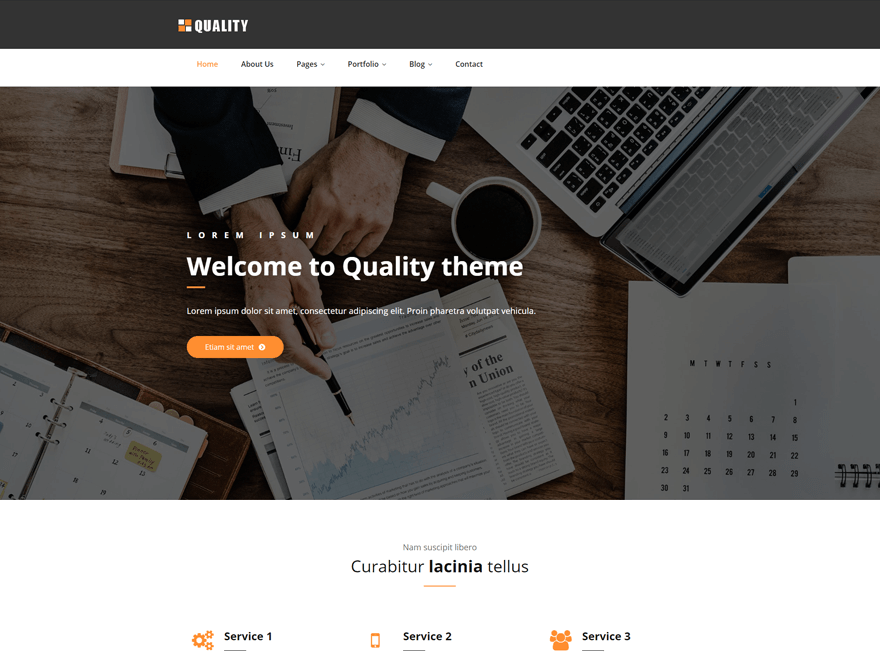 Quality orange – WordPress theme | WordPress.org