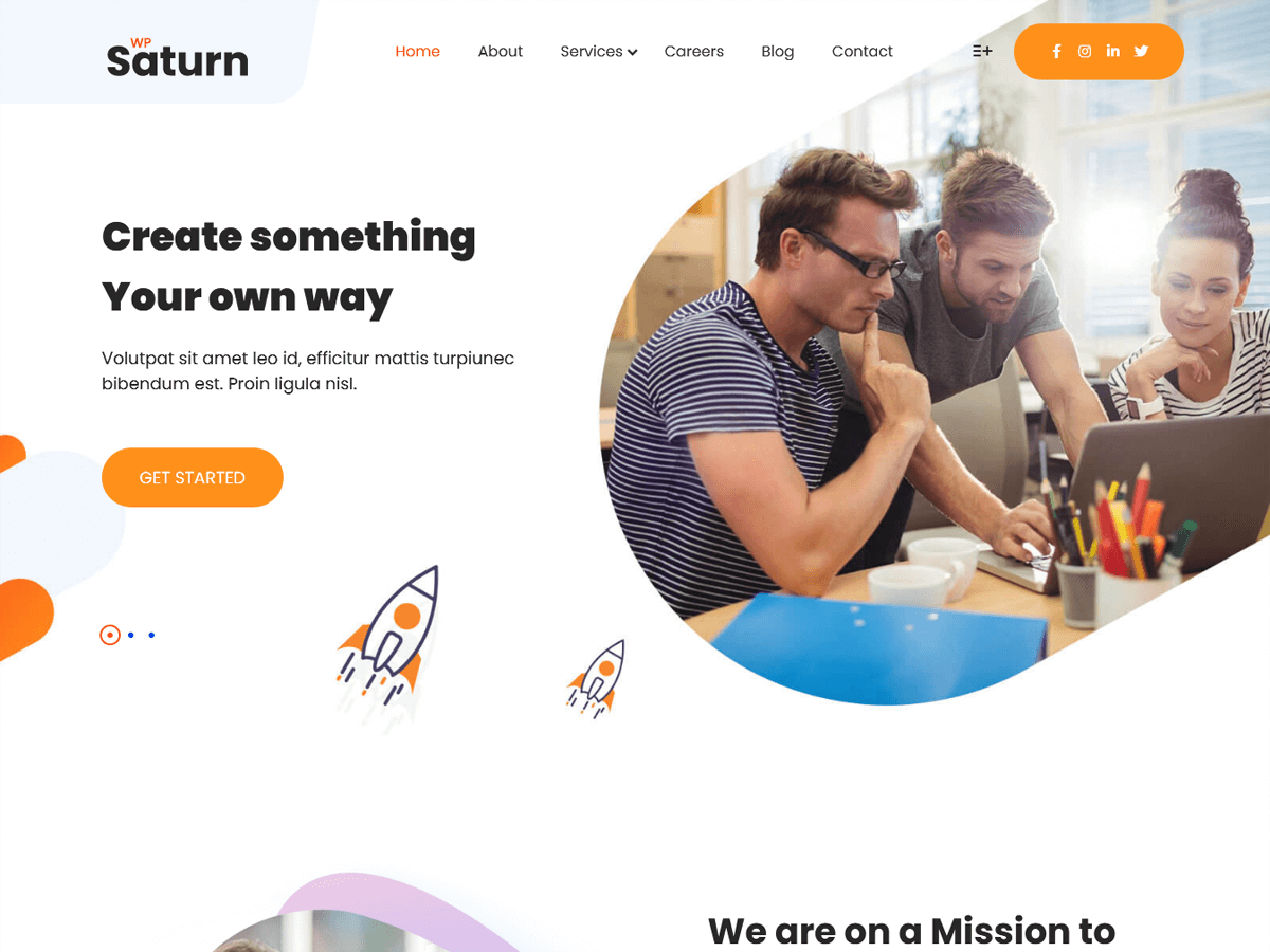 SaturnWP – WordPress theme | WordPress.org