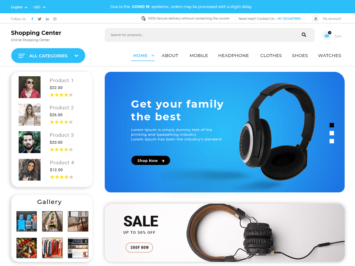 Shopping Solution – WordPress theme | WordPress.org