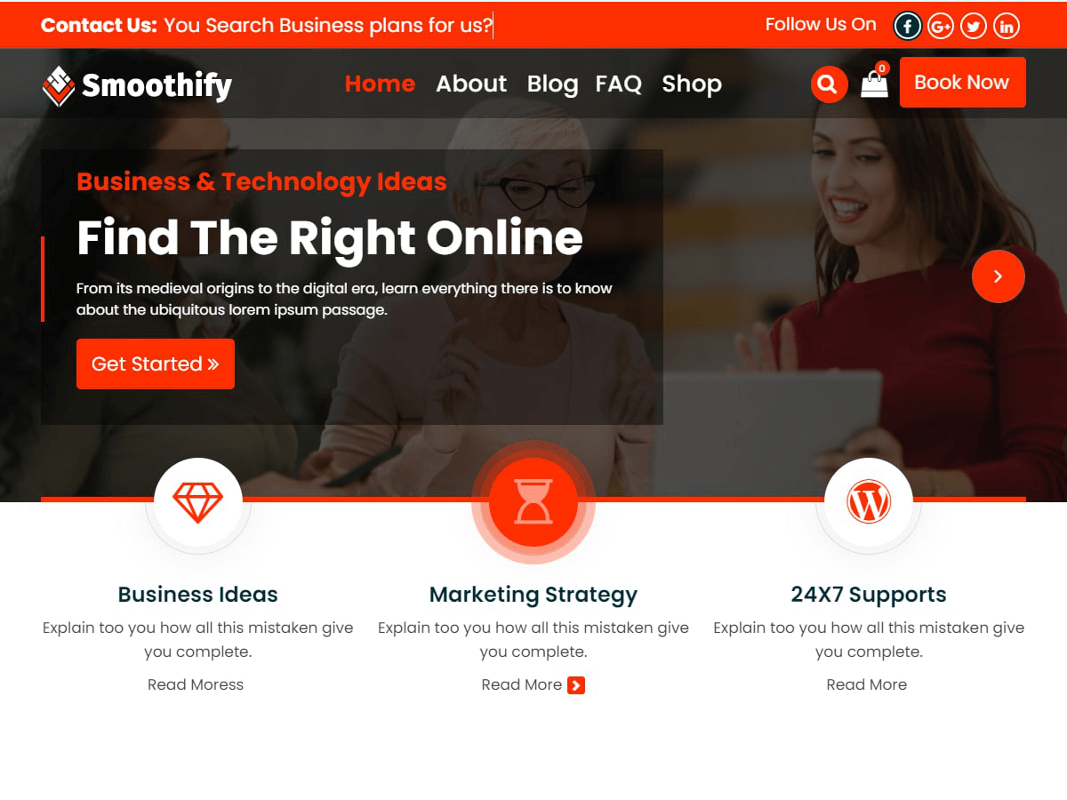 Smoothify – Tema WordPress | WordPress.org Brasil