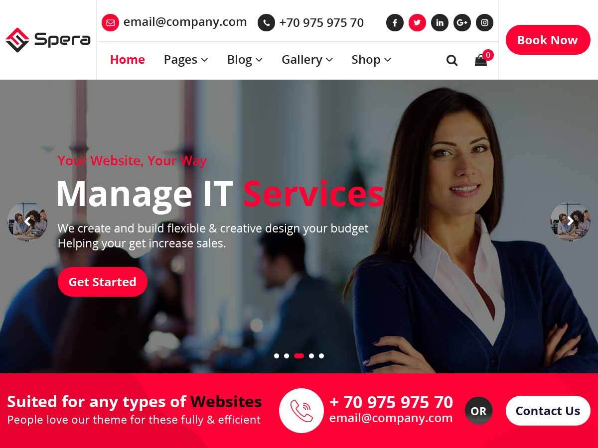 Spera – Tema WordPress | WordPress.org Brasil