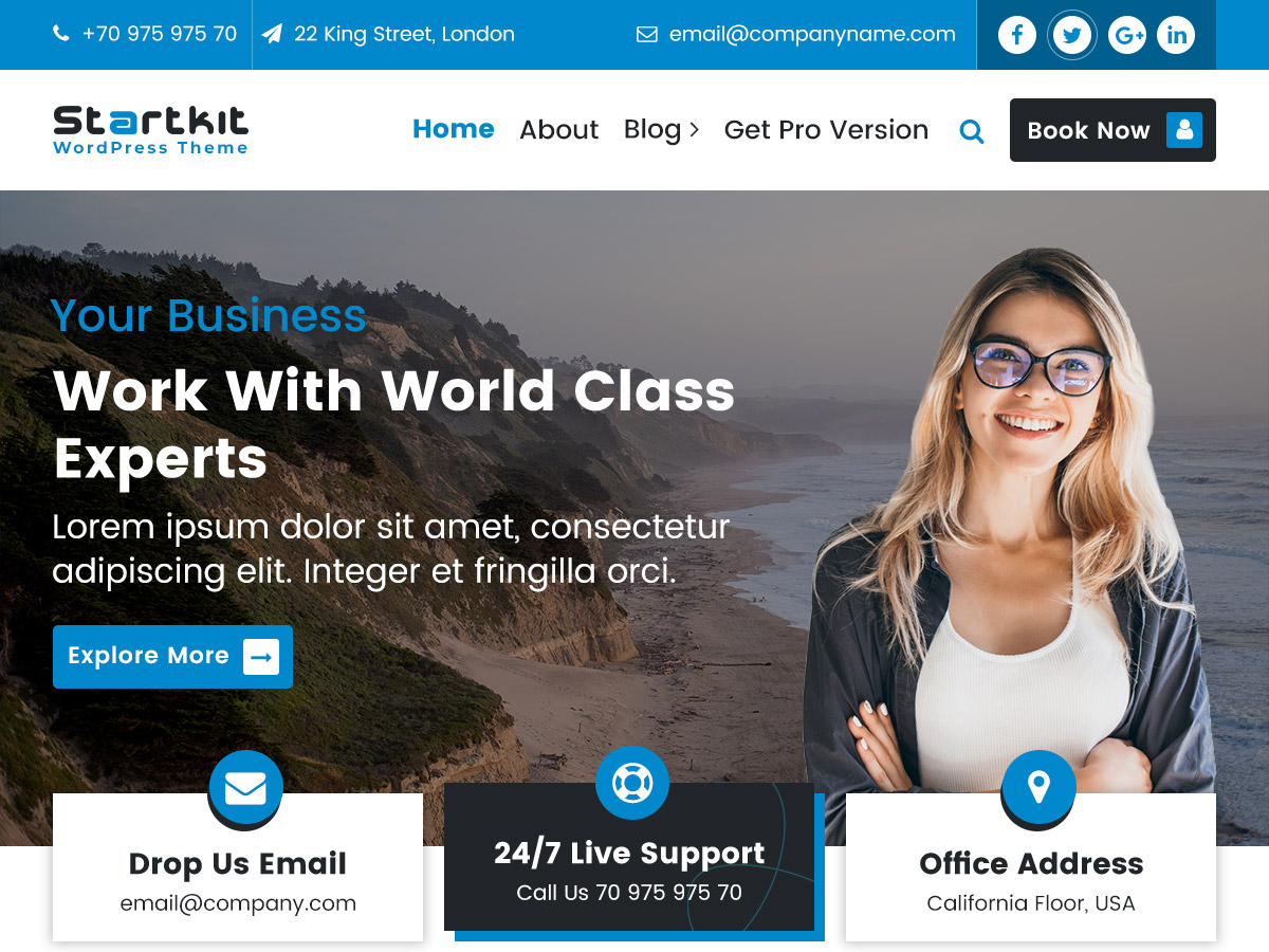 StartKit – Tema WordPress | es.WordPress.org