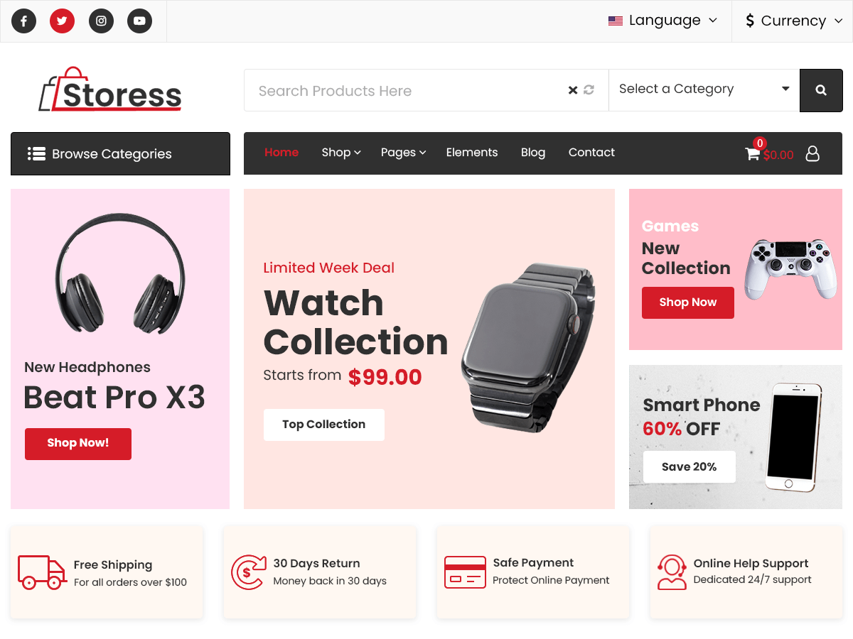 Storess – Tema WordPress | es.WordPress.org