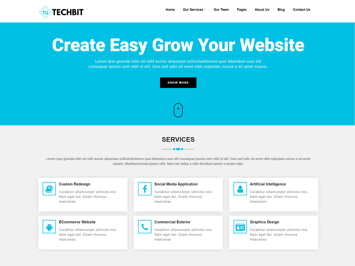Techbit – Tema WordPress | es-ec.WordPress.org