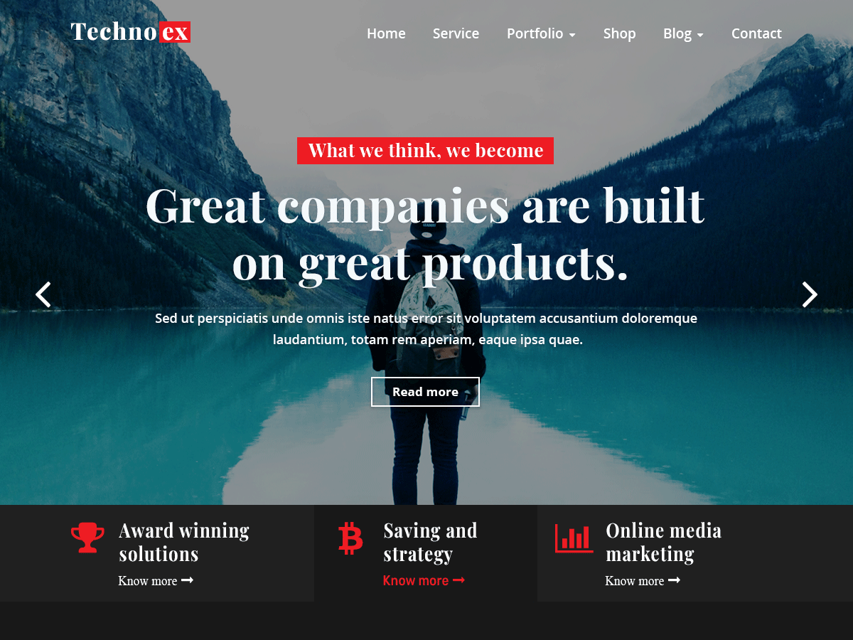 Technoex – Tema WordPress | WordPress.org Brasil