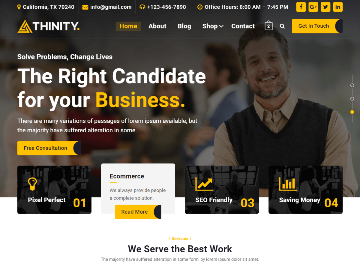 Thinity – WordPress-Theme | WordPress.org Deutsch
