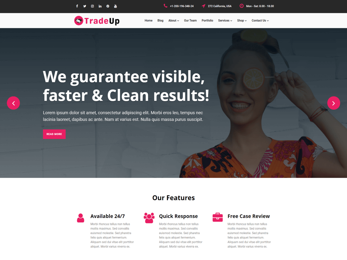Tradeup – WordPress theme | WordPress.org