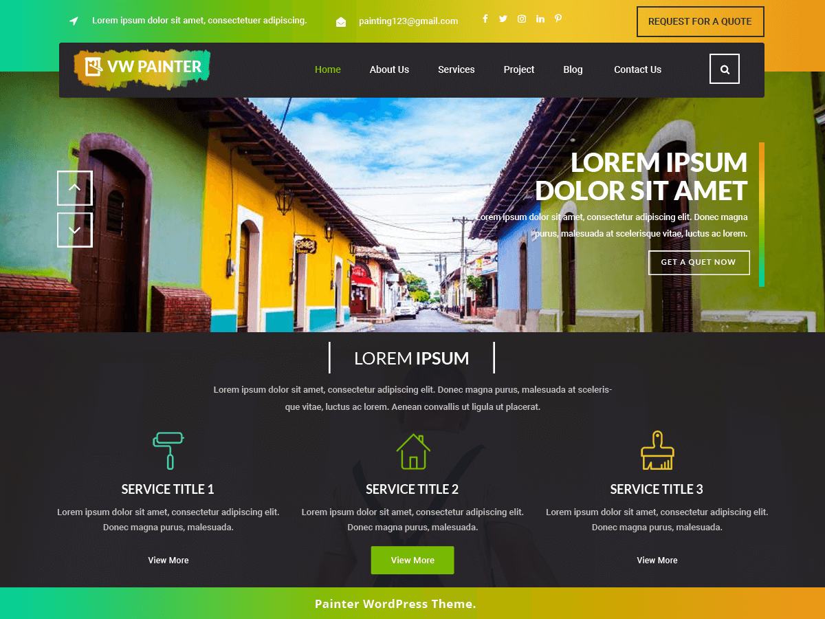 VW Painter – WordPress theme | WordPress.org