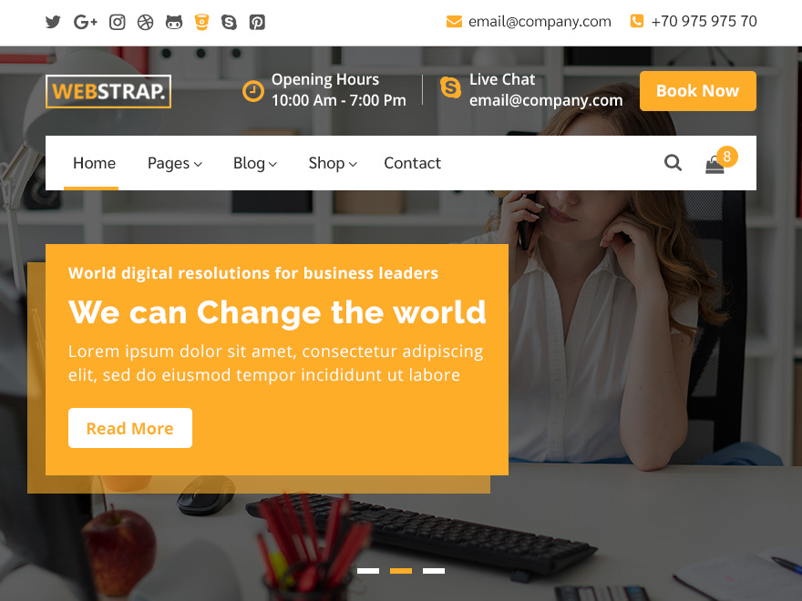 Webstrap – Tema WordPress | es.WordPress.org