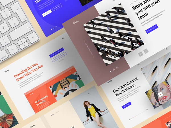 Free Unique Hero Headers | Theme-UI
