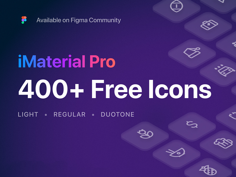 iMaterial Pro 400+ Free Icons | Theme-UI
