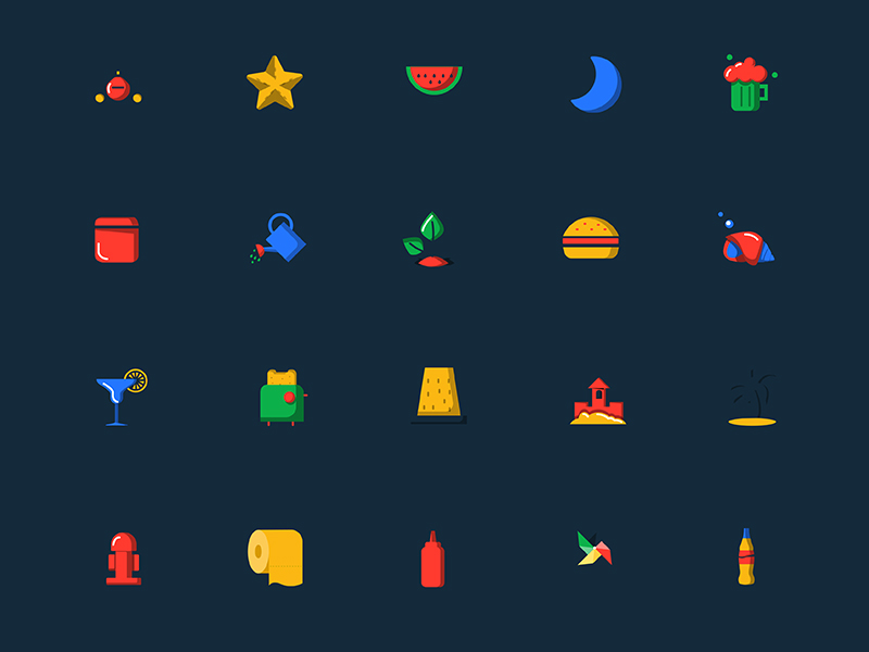 Blobs Icons - Free Colorful Icons | Theme-UI