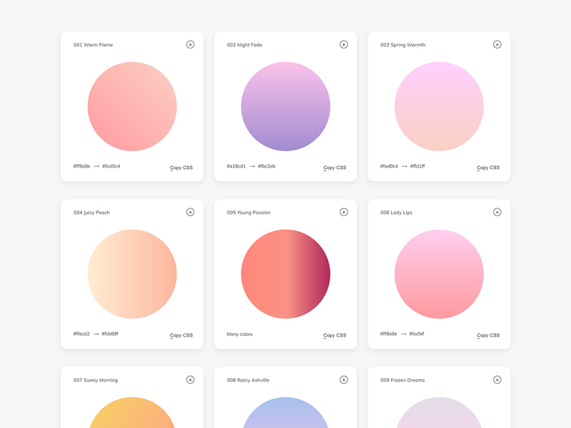 WebGradients - Free Background Gradients | Theme-UI