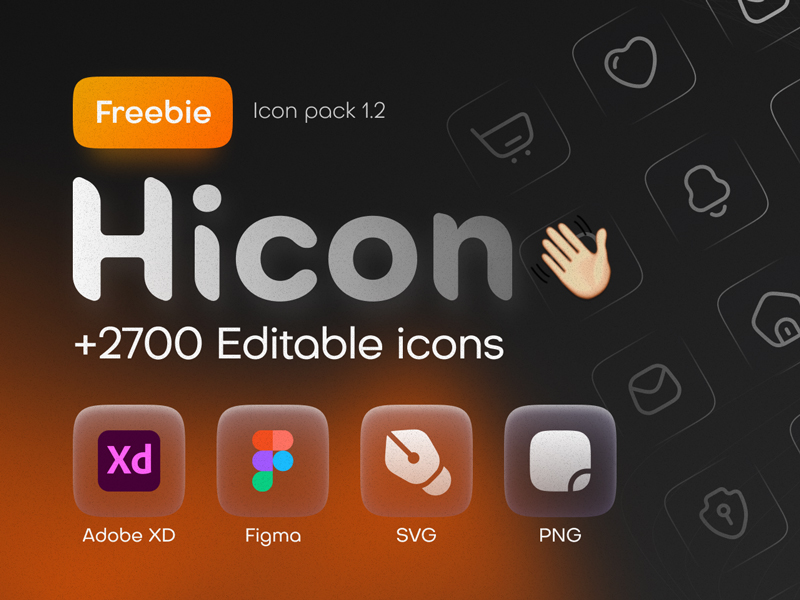 Hicon Free Icon Pack | Theme-UI