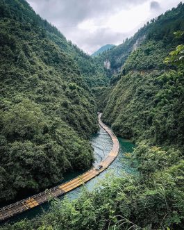 The Floating Bridge in China is One of the Most Beautiful Bridges in ...