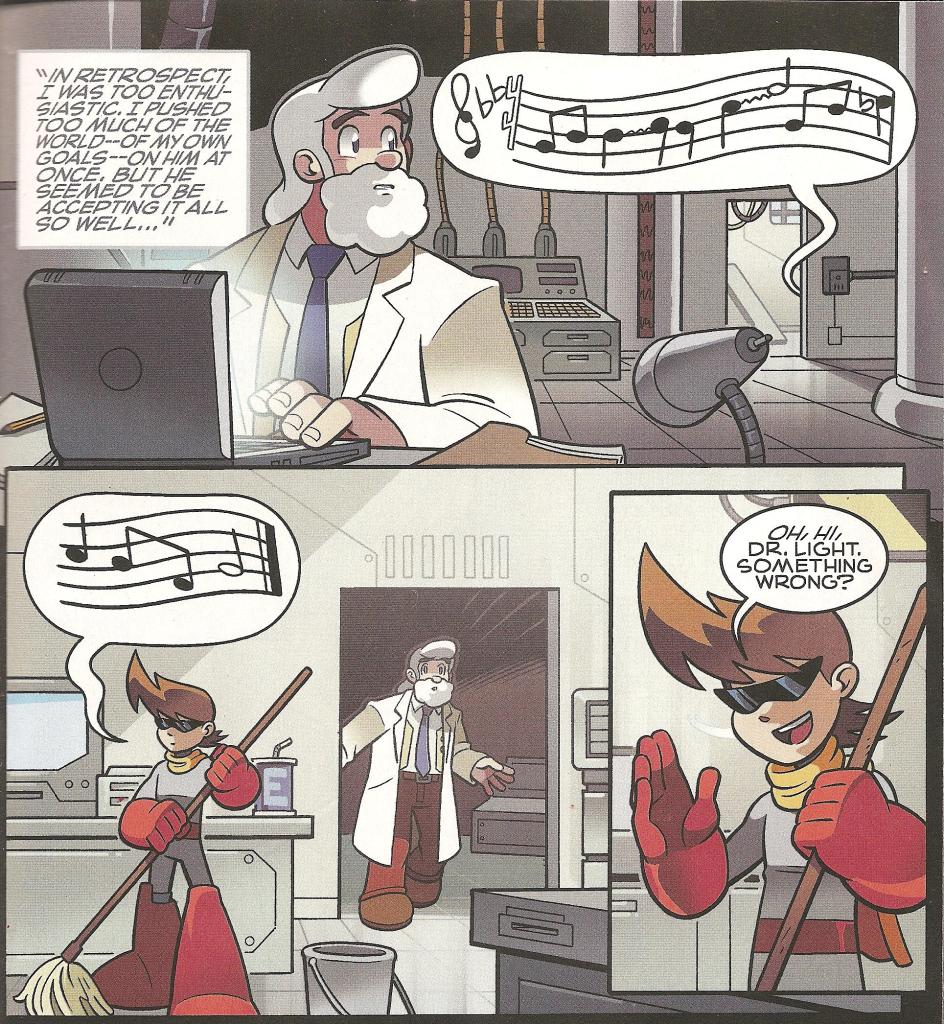 The Blue Ink: Archie's Mega Man #17 - Origins - The Mega Man Network