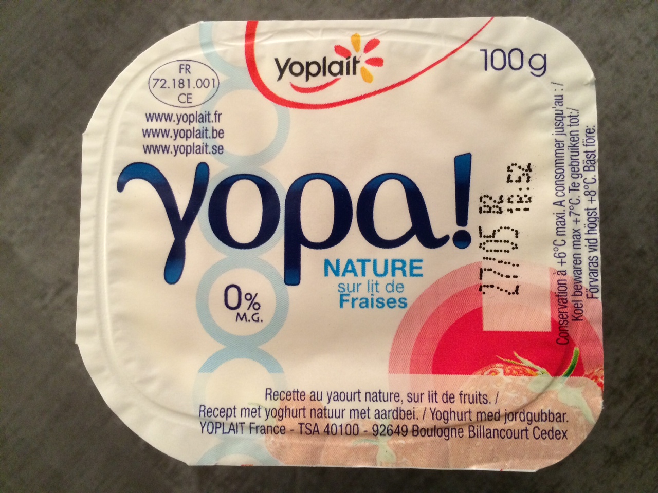 Après le test du Danio de Danone… Test du Yopa de Yoplait… Pour un ...