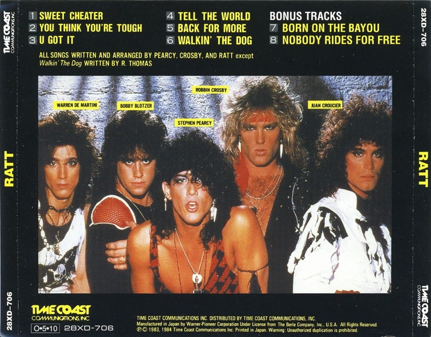 Ratt - Ratt (EP) (EXPANDED EDITION) (1983) CD - The Music Shop And More