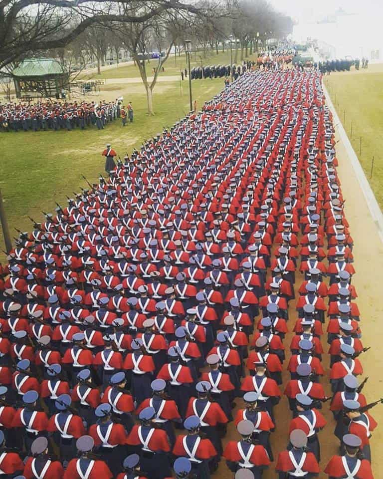 VMI - Inaugural Parade - The Musings of the Big Red Car