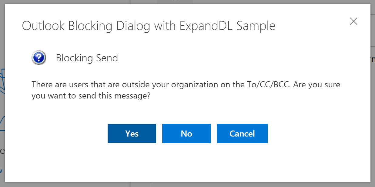 Updated Outlook Web Add In Sample