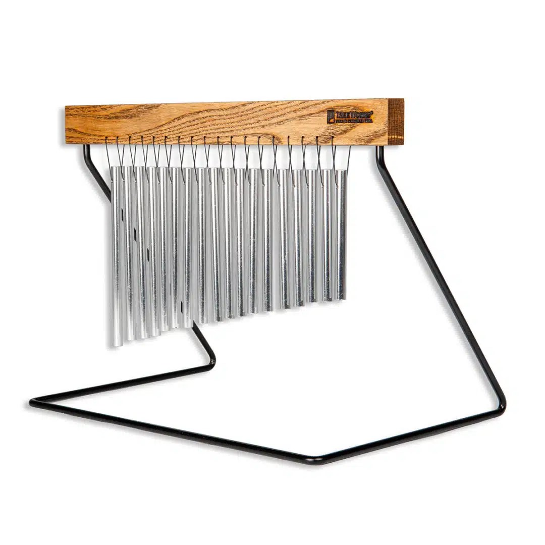 TreeWorks Medium Chime with Durable 1/4" Hand-Bent Wire Table Stand. - The Om Shoppe