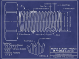 Metric Screw Thread M Profile Calculator