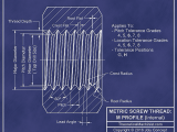 Metric Screw Thread M Profile Calculator