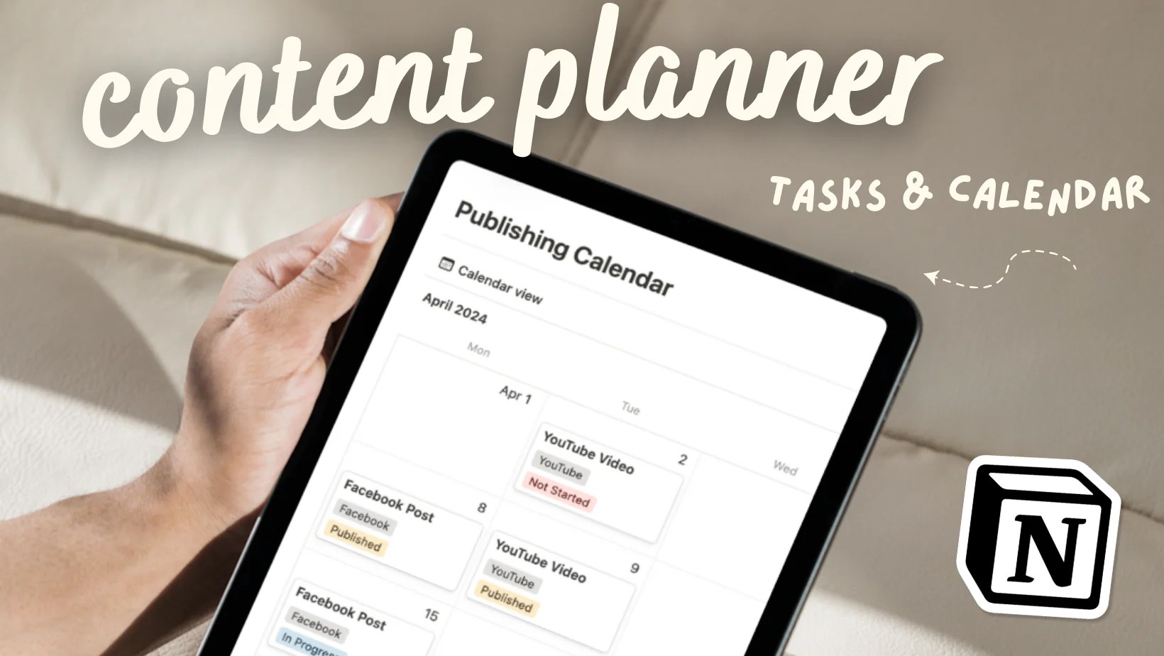 How To Create An Easy Content Planner Using Notion The Organized