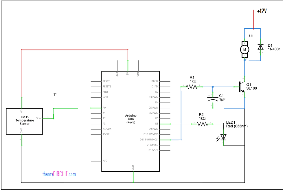 Temperature Sensing Fan Circuit Diagram - Circuit Diagram