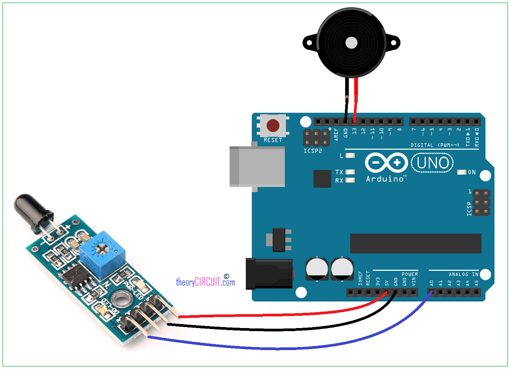 Ir Flame Sensor Circuit Diagram - Circuit Diagram