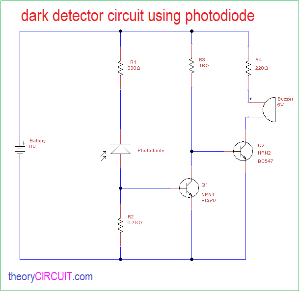 Dark Sensor Circuit Diagram - Circuit Diagram