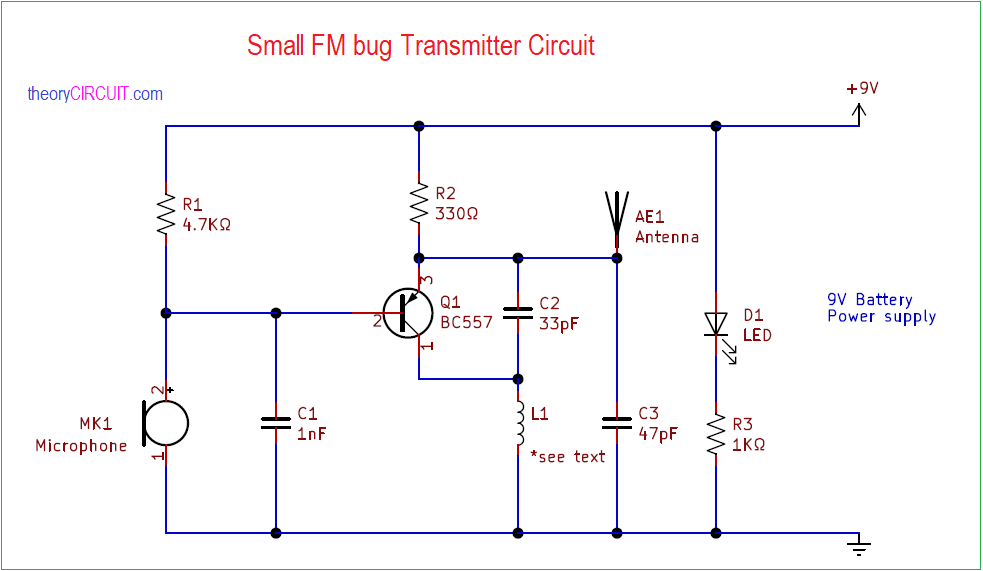 Radio Frequency Transmitter Circuit Diagram Circuit Diagram
