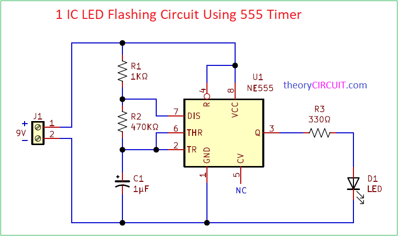 How To Make 555 Timer Circuit - Wiring Diagram