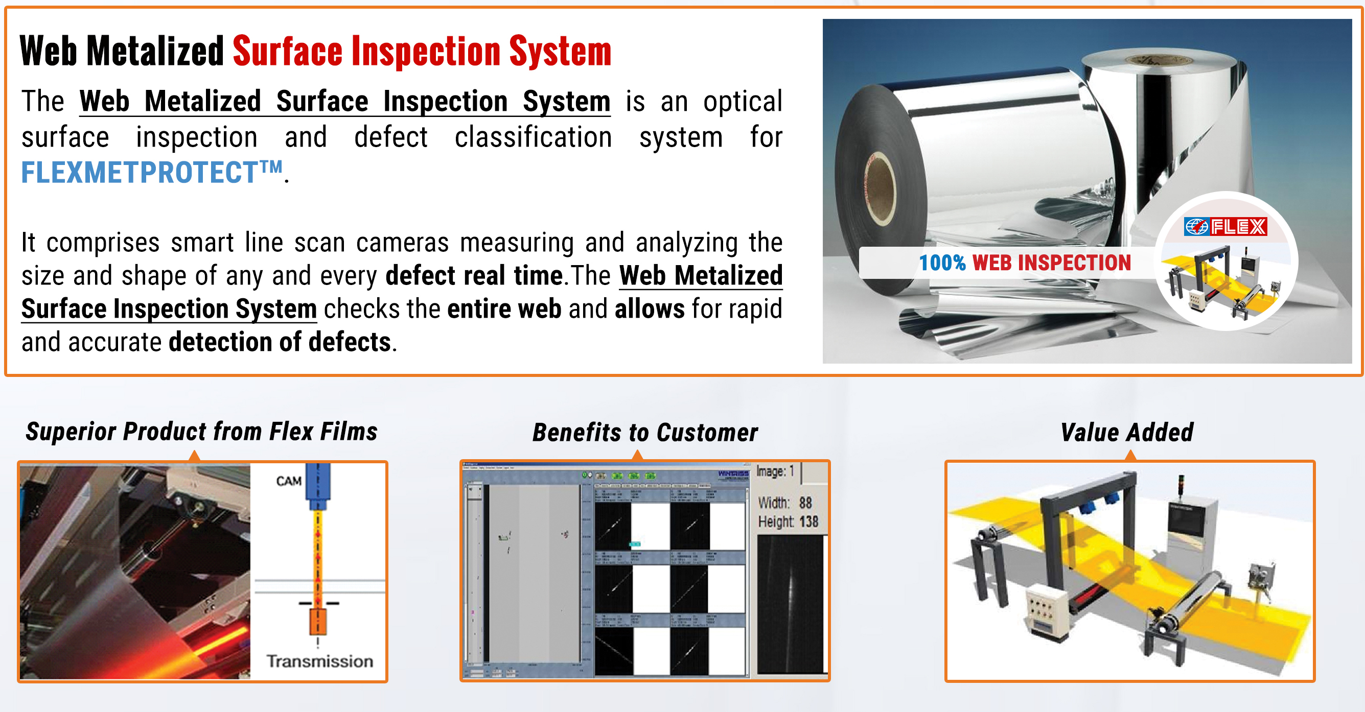 Flex Films launches web metalized surface inspection system - THE PACKMAN