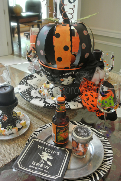 Tablescapes, Trick or Treat Table | The Painted Apron