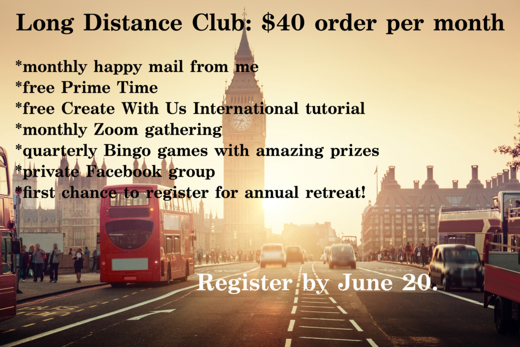 Long Distance Club - The Pampered Stamper