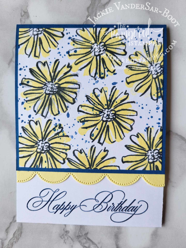 Simple Stamping for Easy Backgrounds - The Pampered Stamper