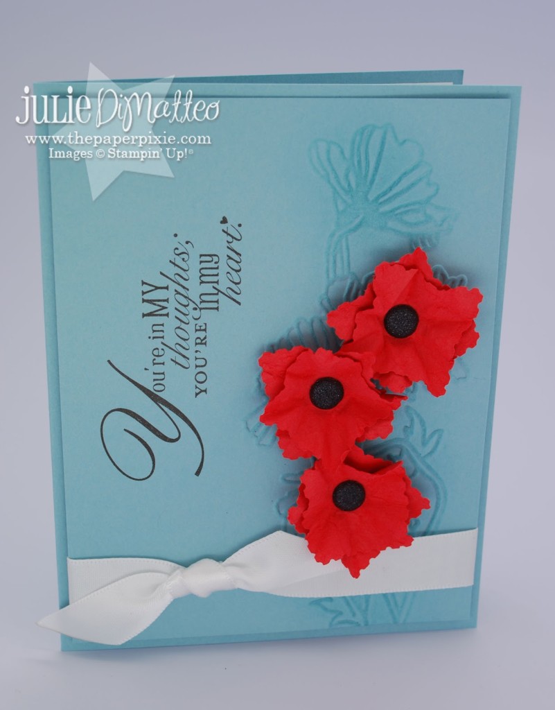 Postage Stamp Poppies - The Paper Pixie