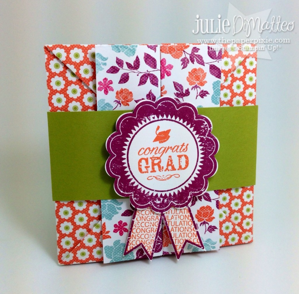 Congrats Grad Box in a Card - The Paper Pixie