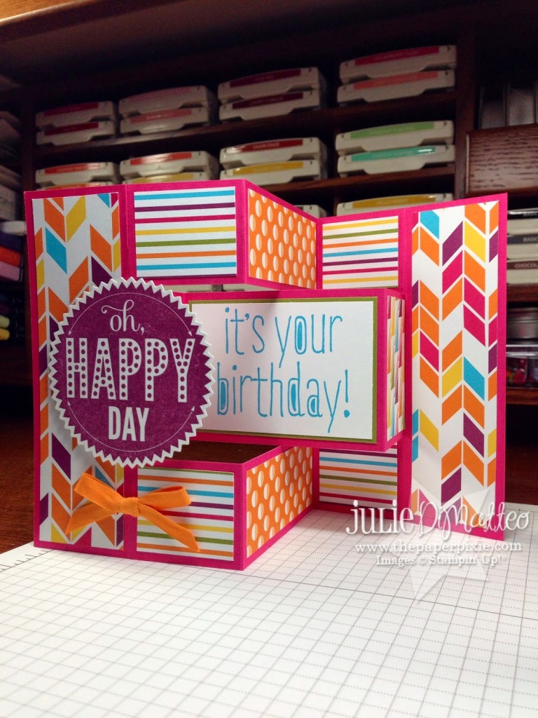 Tri-Fold Shutter Card with Video! - The Paper Pixie