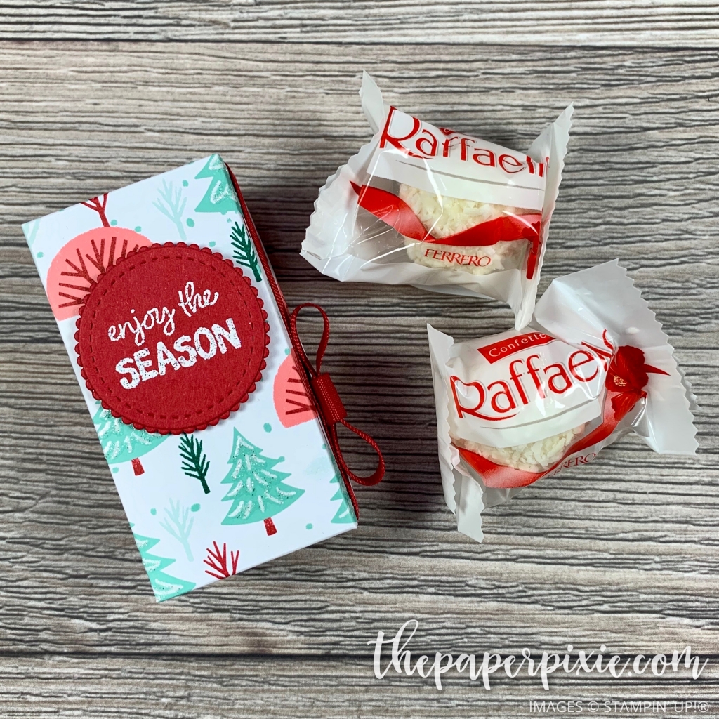 Double Raffaello Treat Box Tutorial - The Paper Pixie