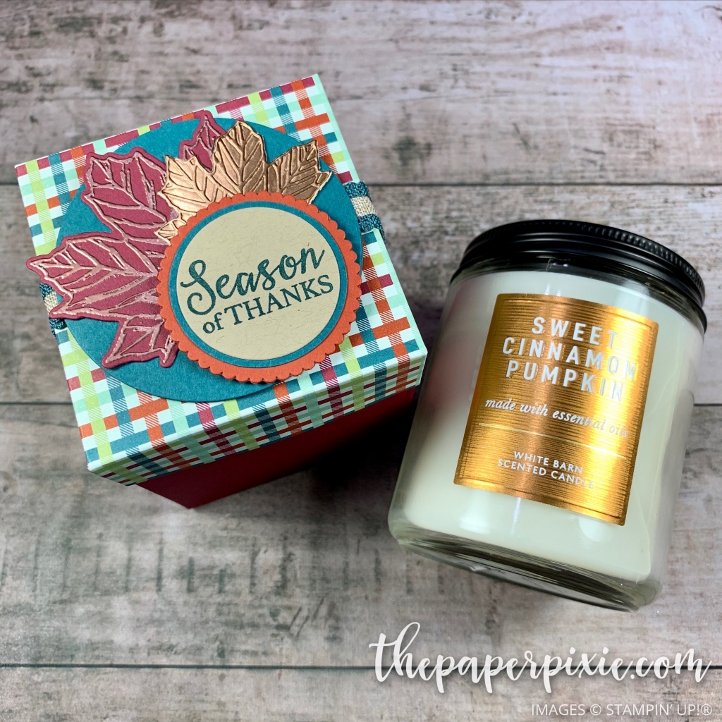 Candle Jar Gift Box Tutorial - The Paper Pixie
